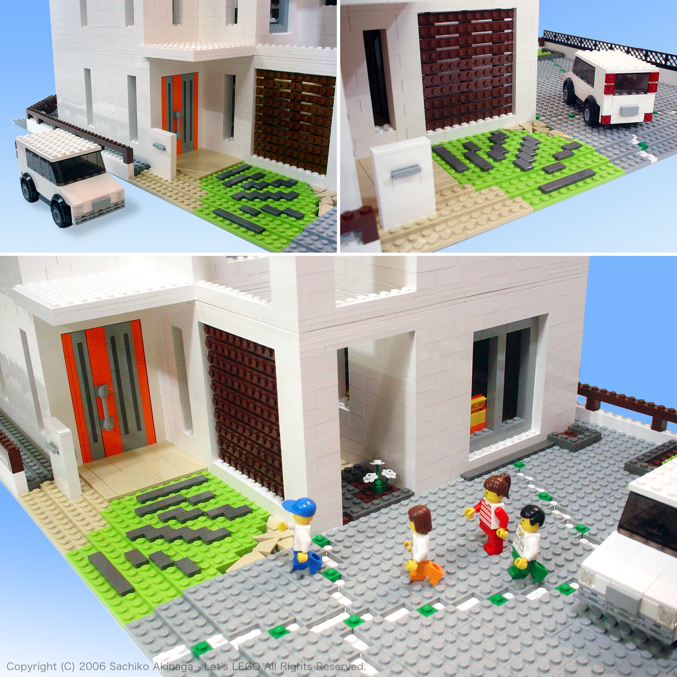 レゴ：Concrete House RC-Z Systems LEGO Model / Sachiko's work / Let's LEGO