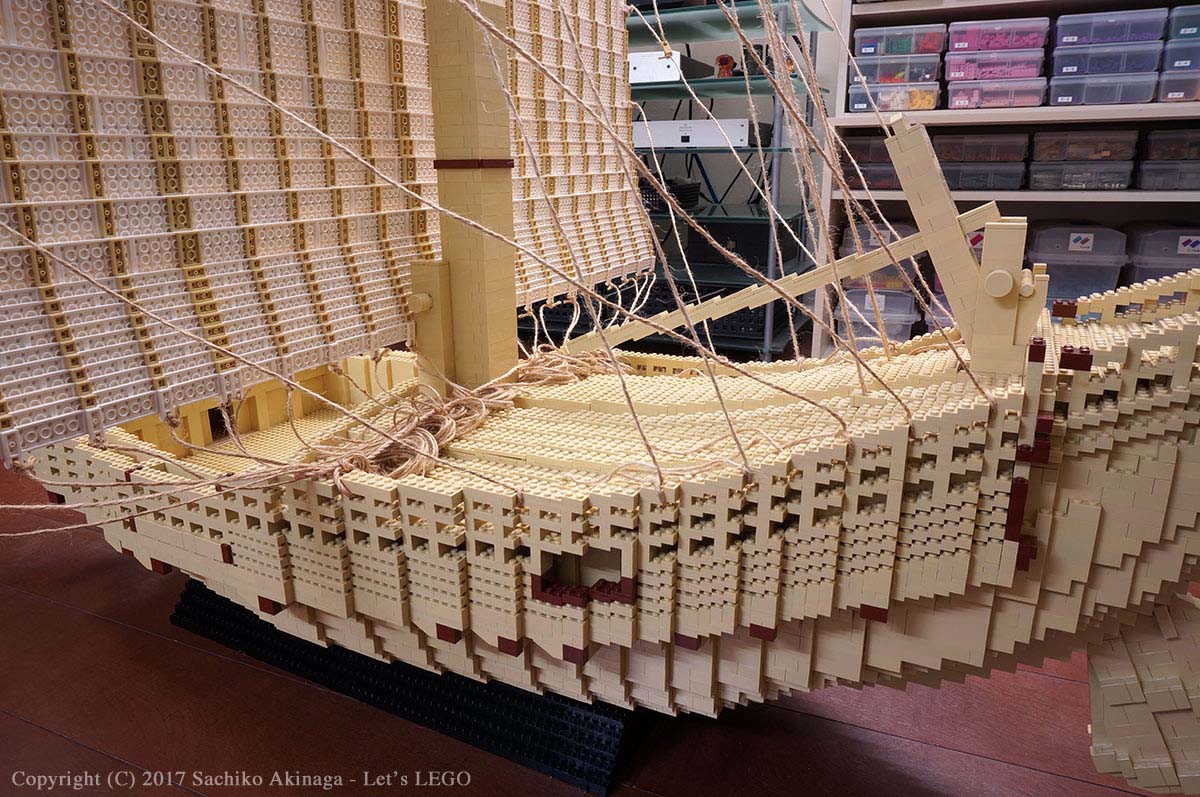 Lego model, Kitamae-Ship for Himeji Port Museum / Sachiko's work / Let ...